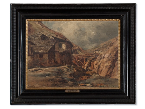 Carl Eduard Onken | Lodge in the Mountains (Circa 1902) | MutualArt