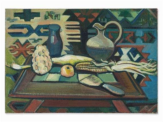 Erhard Paskuda | Still Life with Corn Cob (1950 - 1960) | MutualArt