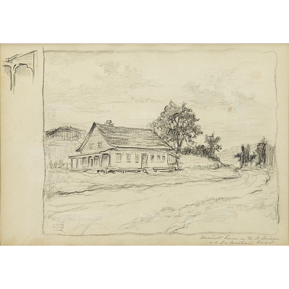 Paul Archibald Octave Caron | Ancient House on the St. Simeon and la ...