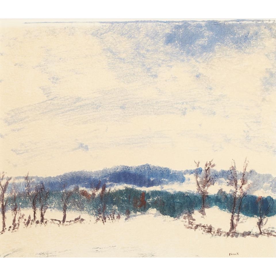 Albert Jacques Franck | WINTER LANDSCAPE | MutualArt