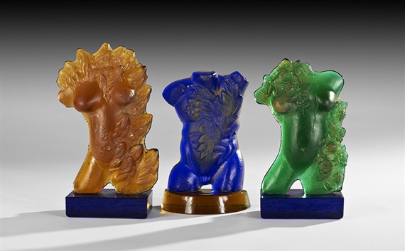 Mitchell Gaudet | Three works: Nude torsos | MutualArt