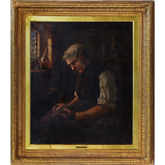 John F. Pasmore | THE SHOEMAKER | MutualArt