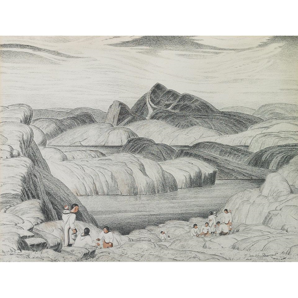 Thomas Harold Beament | Eskimo Berry Pickers | MutualArt