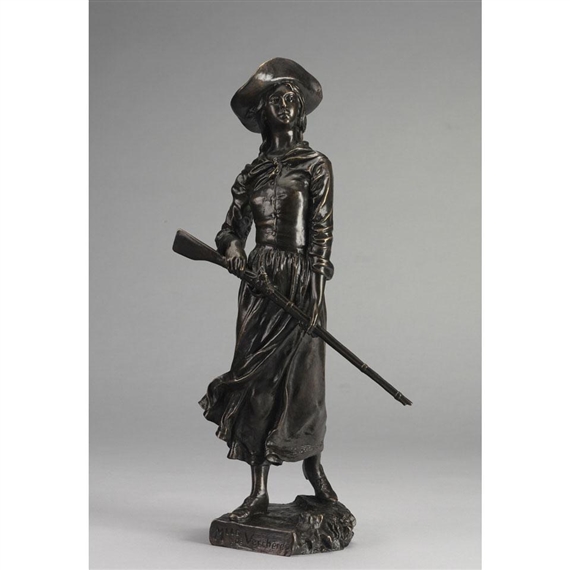 Louis Philippe Hébert | MLLE DE VERCHERES | MutualArt