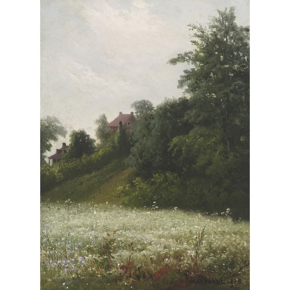 William Raphael | PASTORAL LANDSCAPE WITH HOUSES | MutualArt