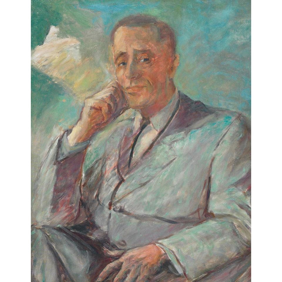 Frederick Horsman Varley | PORTRAIT OF ROBERT DALES (Circa 1964 ...