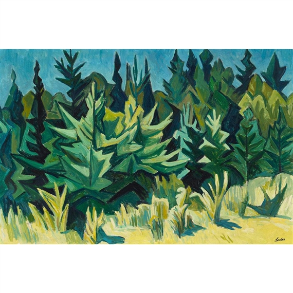 Jack Beder | CONIFERS (1956) | MutualArt
