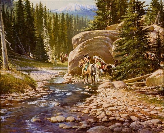 Stan Davis | Ambush at Medicine Creek | MutualArt