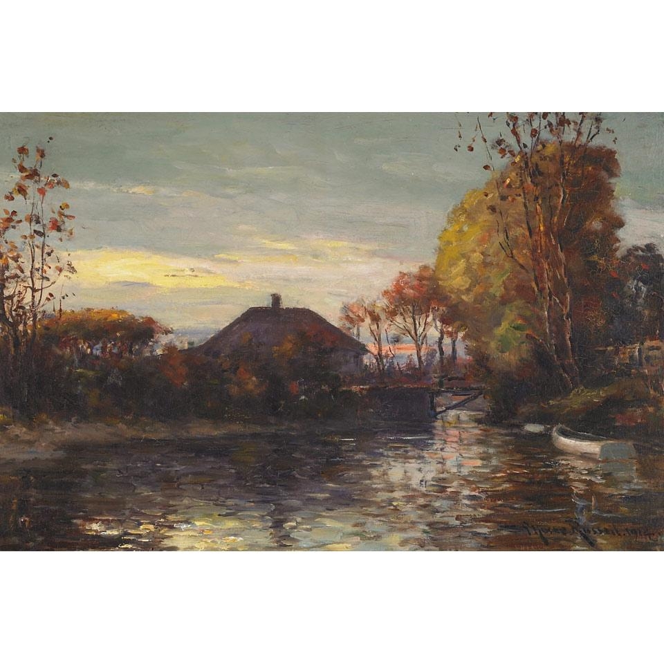 George Horne Russell | INTERIOR SCENE (1886) | MutualArt