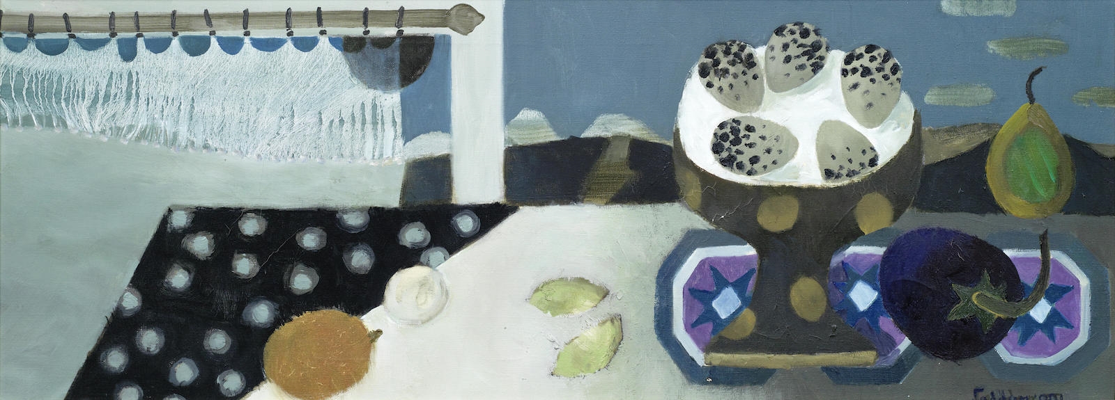Mary Fedden | Still Life by the Sea (1998) | MutualArt