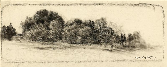 Edouard Vallet | A Landscape Study | MutualArt