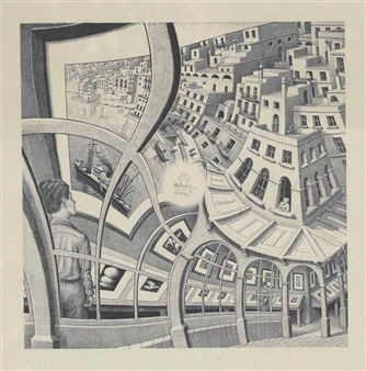 Maurits Cornelis Escher | CIRCLE LIMIT IV (HEAVEN AND HELL) (B./K./L./W ...
