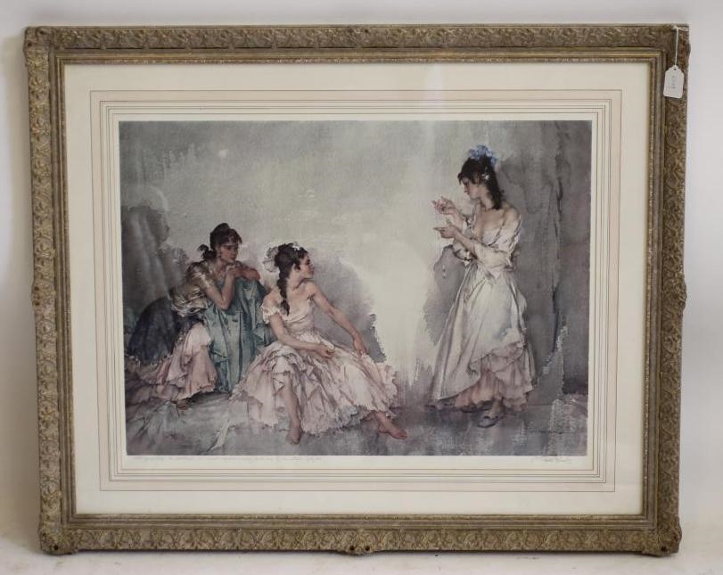 William Russell Flint | Lydia on the Sands | MutualArt