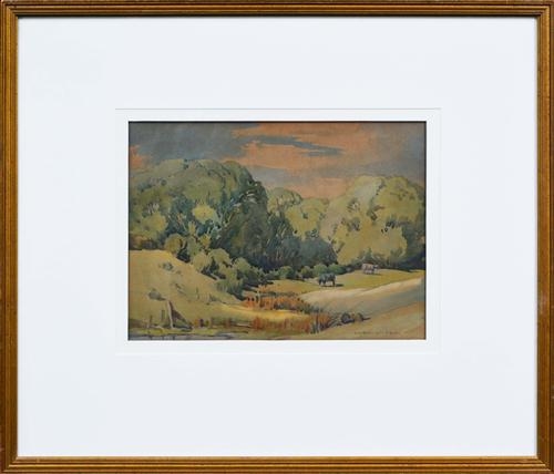 Daryl Ernest Lindsay | Grazing Cattle | MutualArt