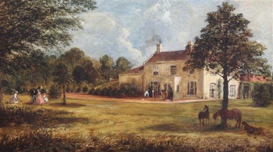 Claude Lorraine Nursey | View of Postwick Hall, Norfolk (1866) | MutualArt