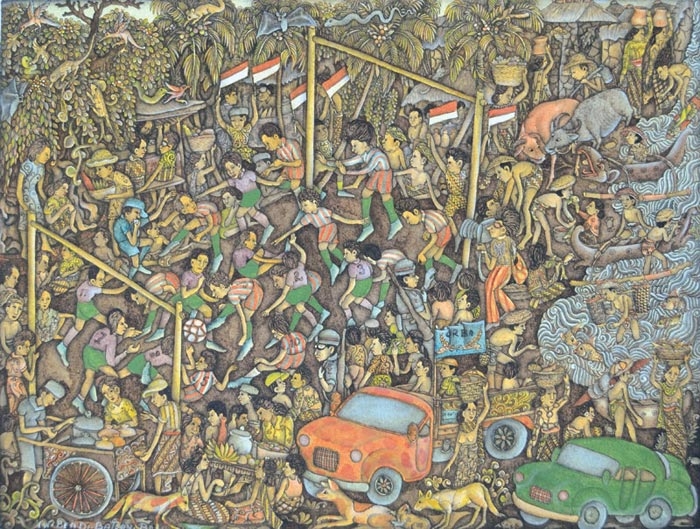 Wayan Bendi | Pertandingan Sepak Bola | MutualArt
