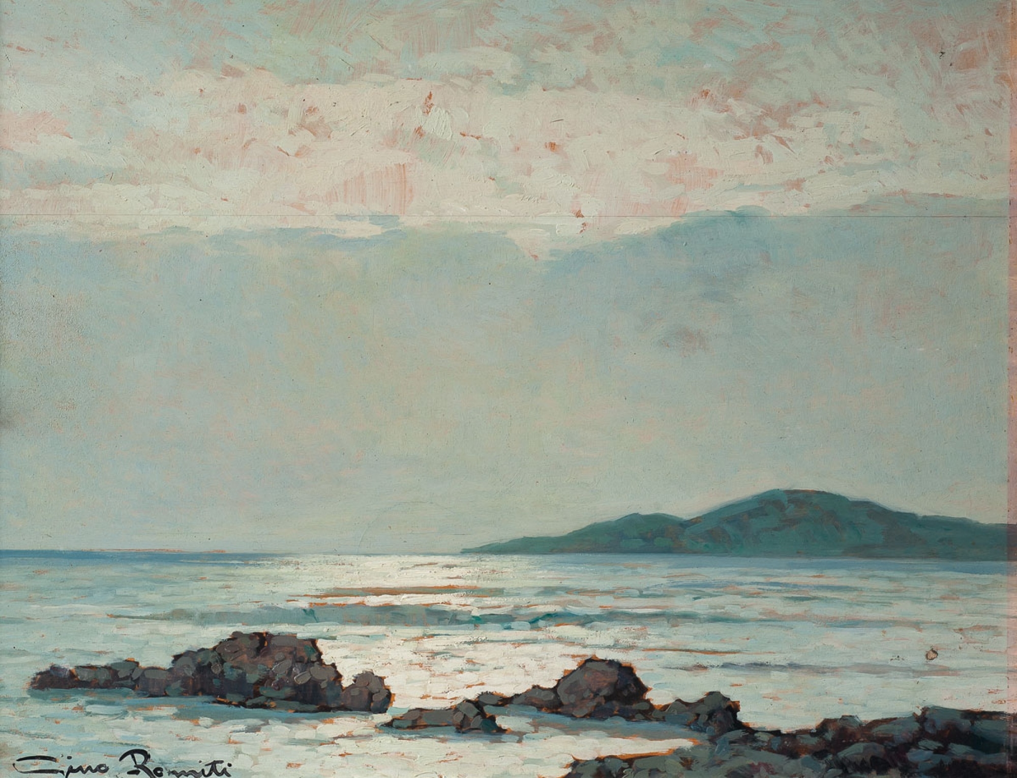 Gino Romiti | Marina (1940) | MutualArt