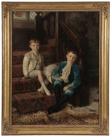 Charles Haigh Wood | Double portrait of The Brothers George Bertram and ...
