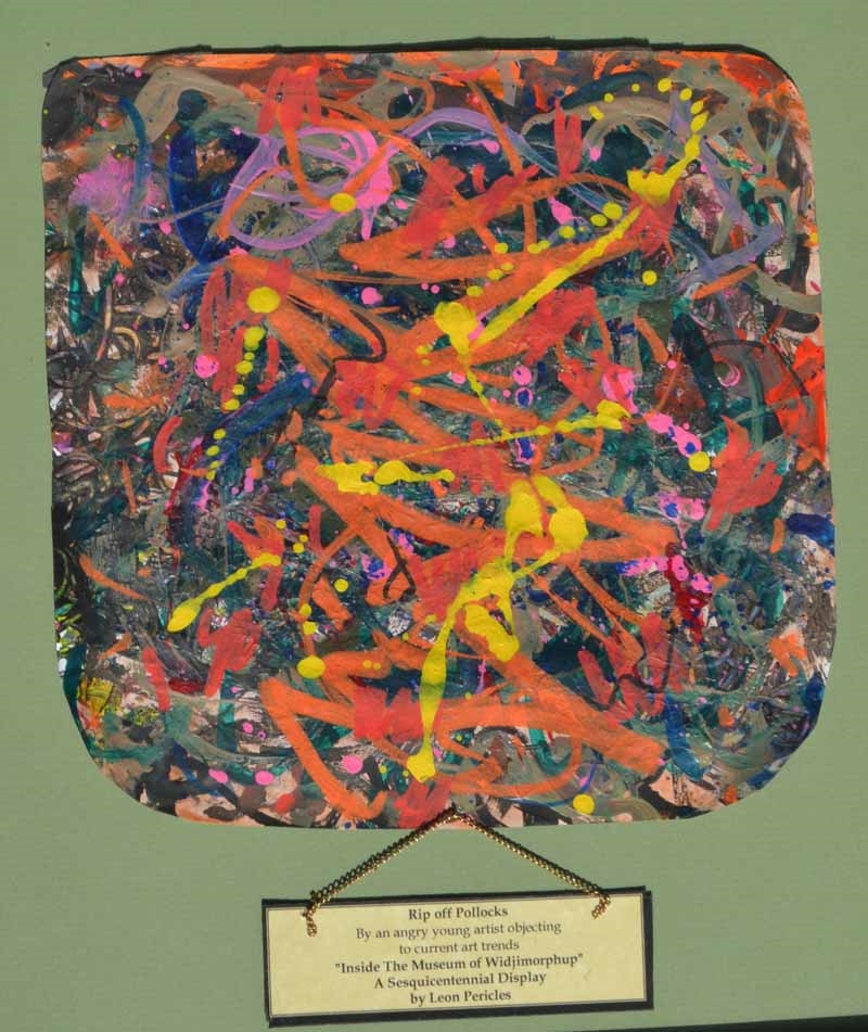 Pericles Leon | Rip off Pollocks | MutualArt