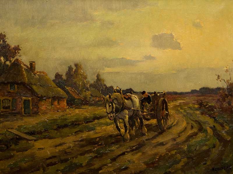 Willem Reinders | Horse Cart | MutualArt