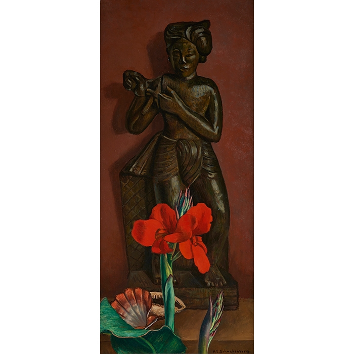 Henry Ernest Schnackenberg | Canna and Idol | MutualArt