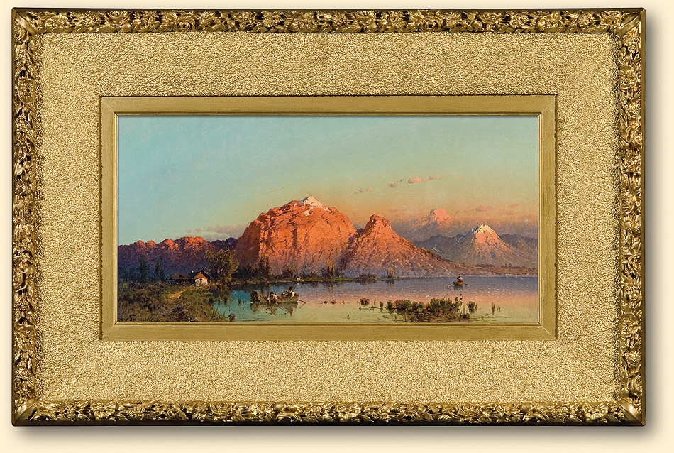 Aleksander Piotr Swieszewski | SUNSET AT LAGO DI ARONZO | MutualArt