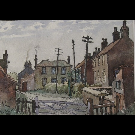Harry Hudson Rodmell | Street scene in Skipsea Brough East Yorkshire ...