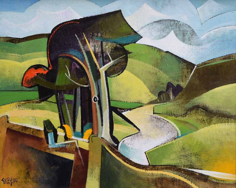 Key Geoffrey | Trees & Moorland Road (2000) | MutualArt