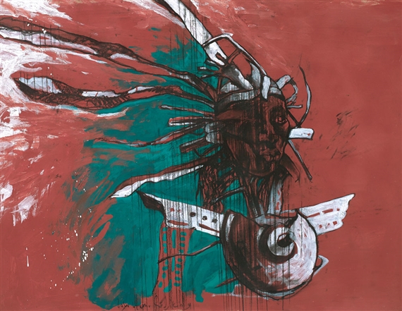 Bayu Utomo Radjikin | DRAWING ON WARRIOR SERIES (1991) | MutualArt