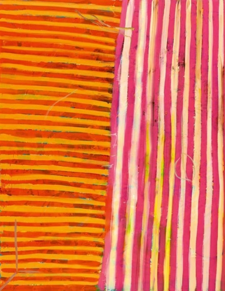 Michael Reiter | Untitled (Stripe Painting) (1991) | MutualArt