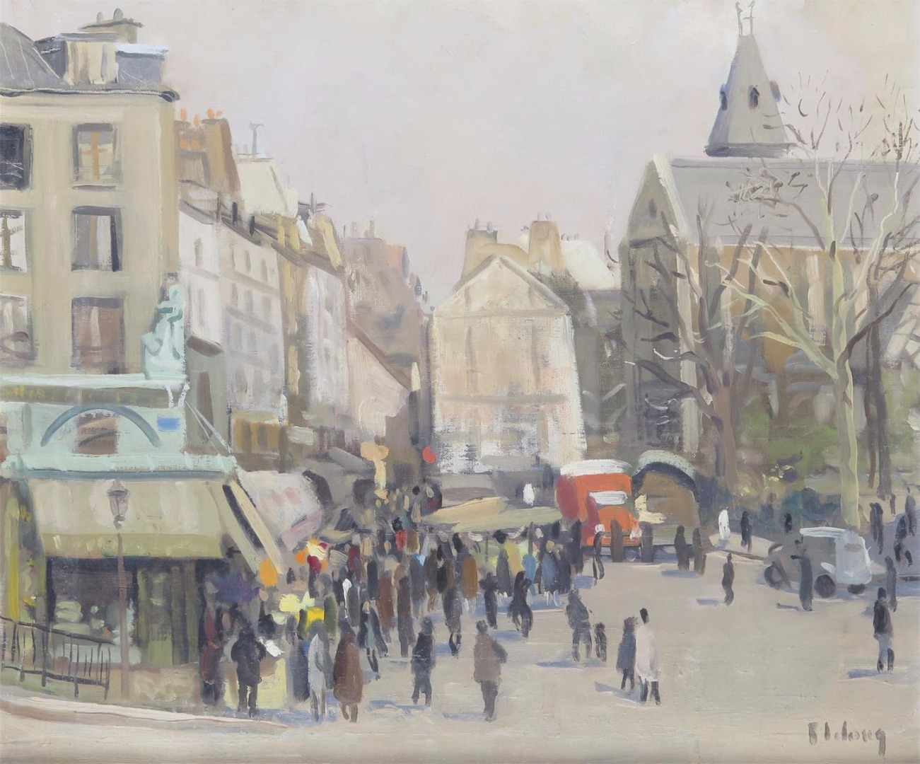 Pierre Lelong | Rue Mouffetard | MutualArt