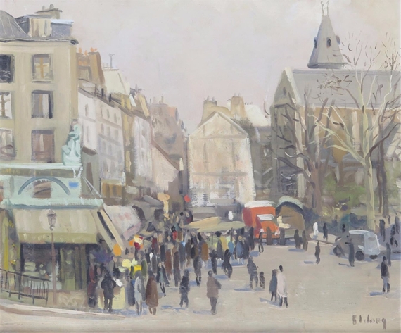 Pierre Lelong | Rue Mouffetard | MutualArt