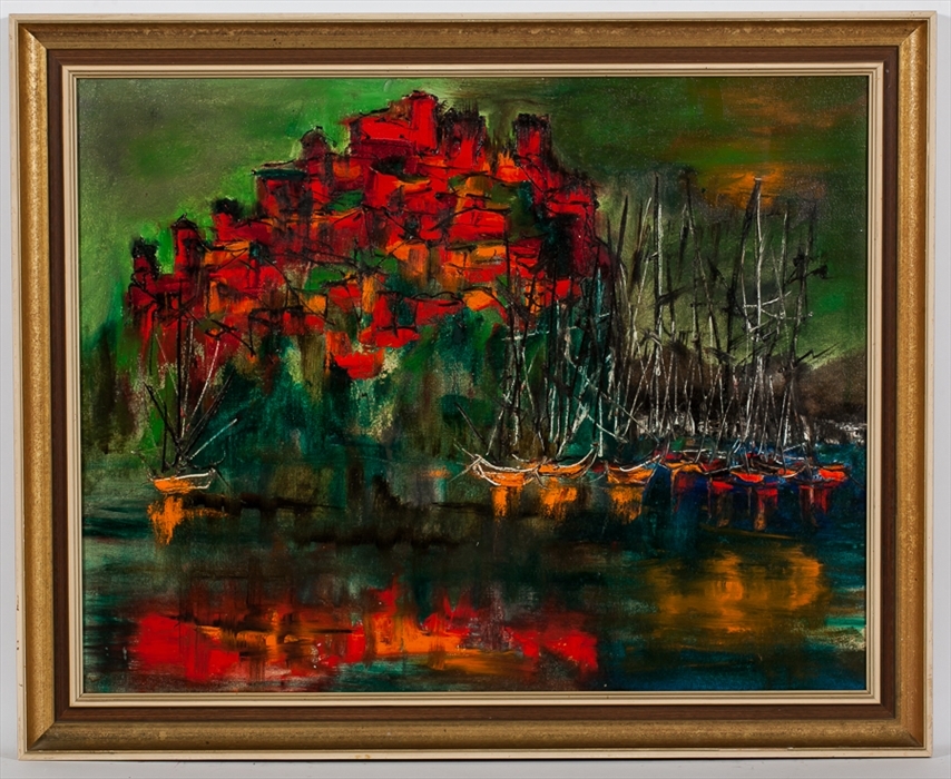 Nicholas Fairbairn | FISHING BOATS AT RICHETO | MutualArt