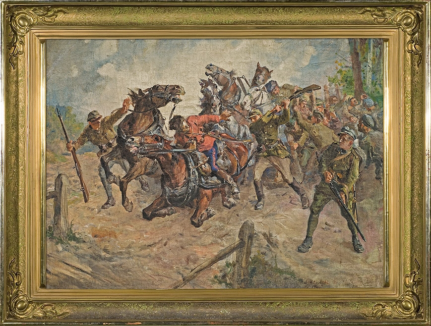 Stanisław Kaczor Batowski | Autoportret i Portret zony artysty (1918 ...