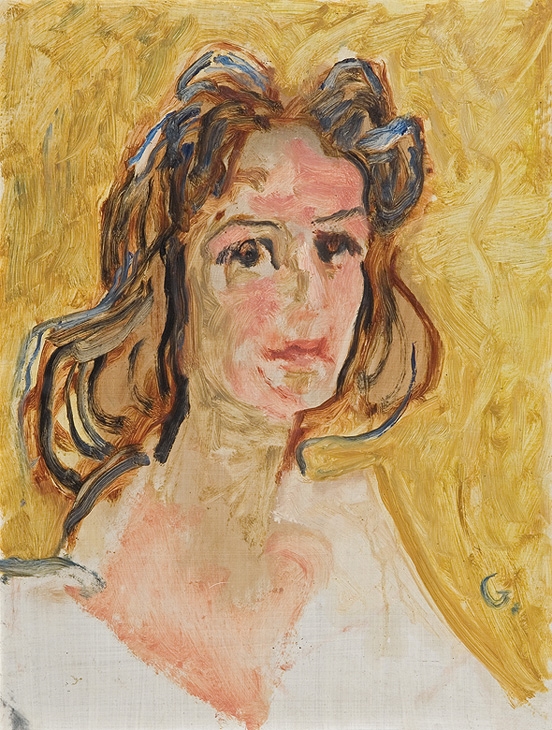 Henryk Gotlib | Portrait on the Yellow Background | MutualArt