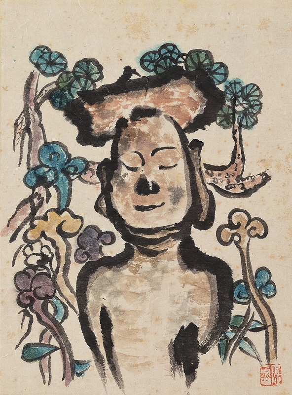 Lee Ungno | People (1982) | MutualArt