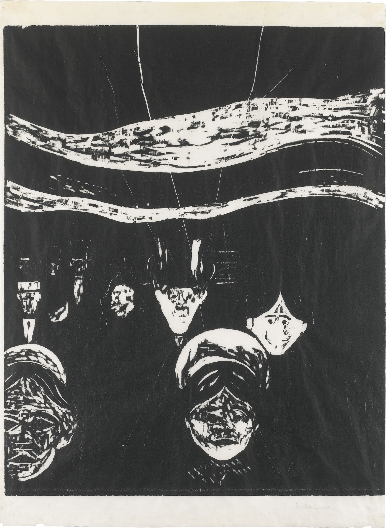 Edvard Munch | ANGST (W. 93; S. 62) (1896) | MutualArt