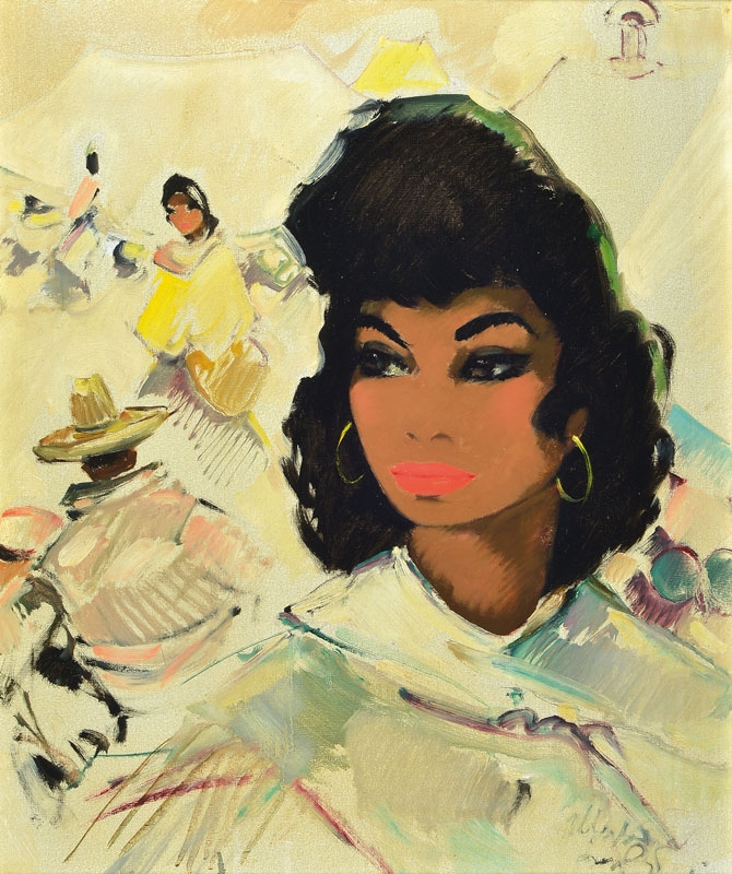 Ingfried Paul Henze-Morro | Portrait of a southern beauty in front of a ...