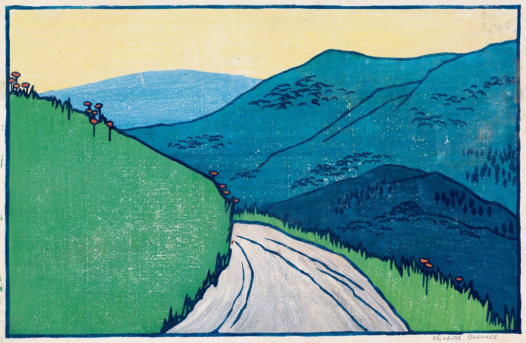 Elizabeth Colwell | Two color woodcuts | MutualArt