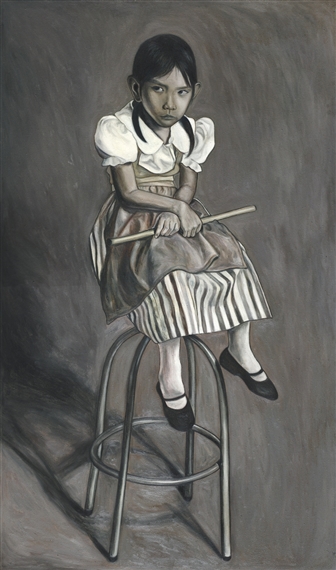 Yasmin Sison | GIRL WITH A STICK (LITTLE MOUSE SERIES) (2007) | MutualArt