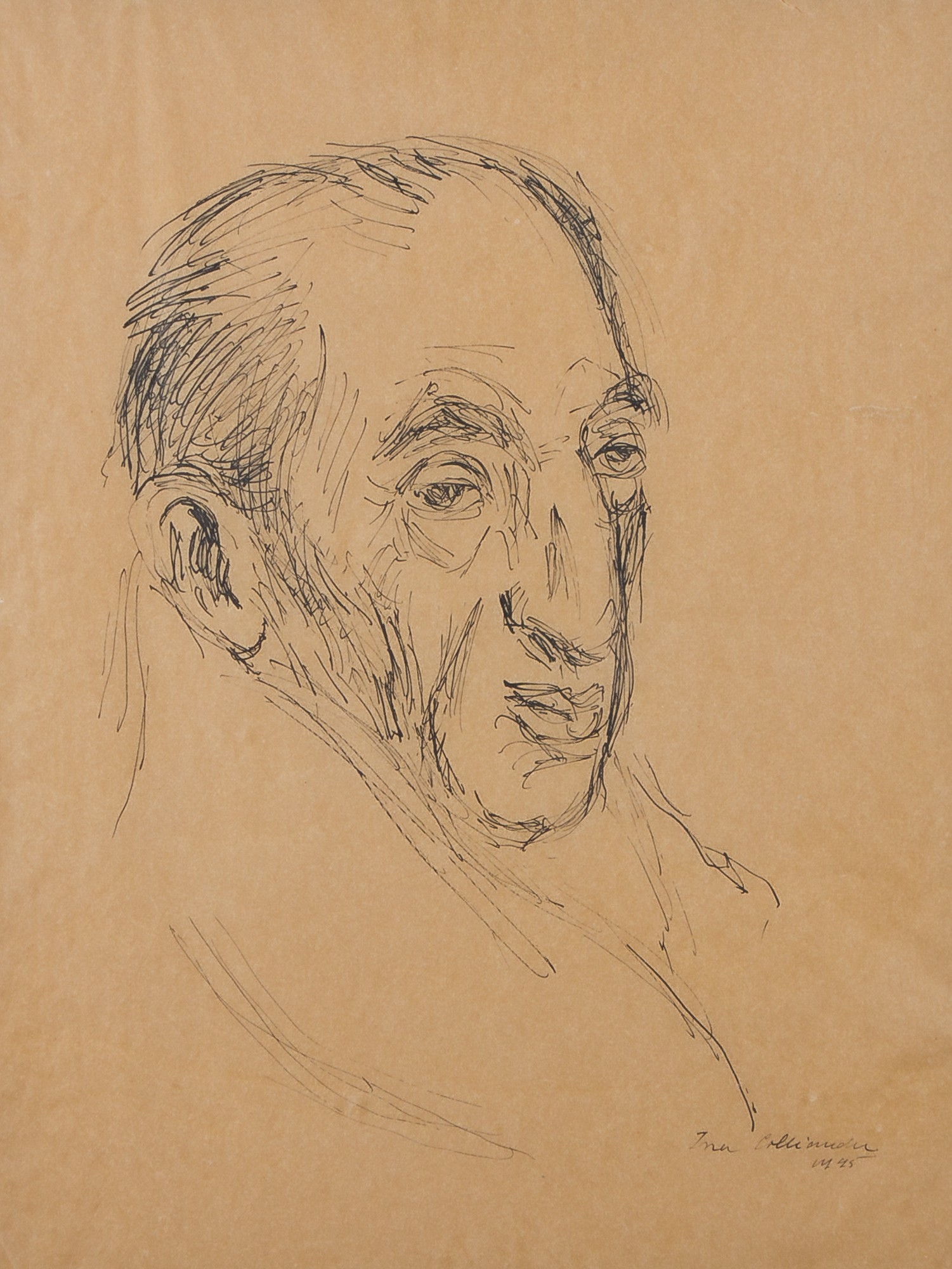 Colliander Ina | Old man (1945) | MutualArt