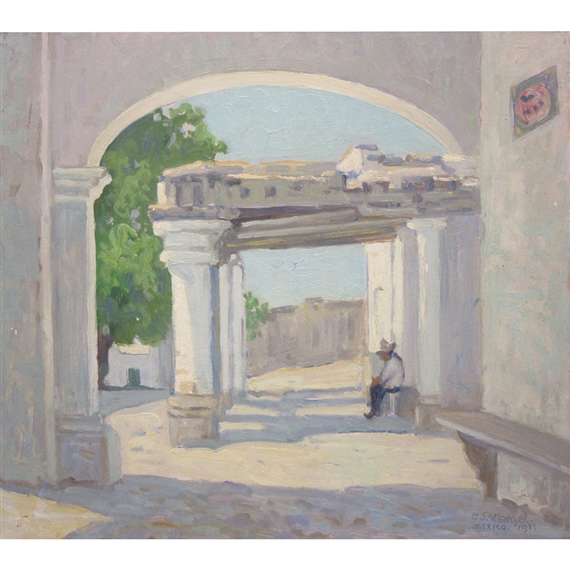 George J.Stengel | 4 Works: Pleasure Boat, Floating Gardens, Xochimilco ...