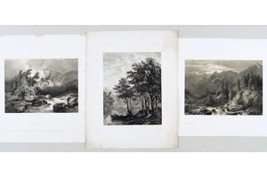 Calame Alexandre | 3 Works: Three Landscapes | MutualArt