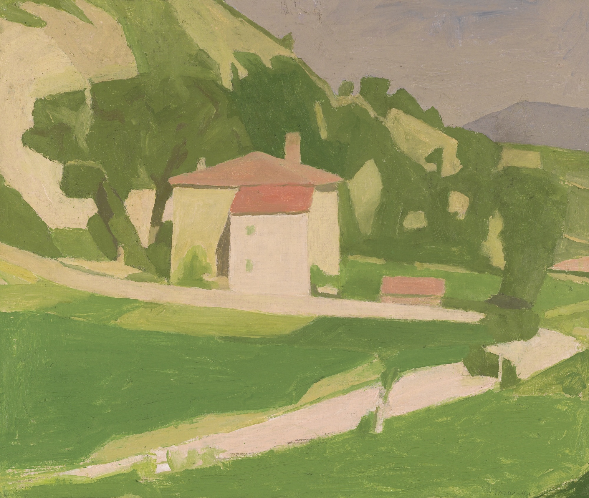 Giorgio Morandi | Paesaggio (1936) | MutualArt