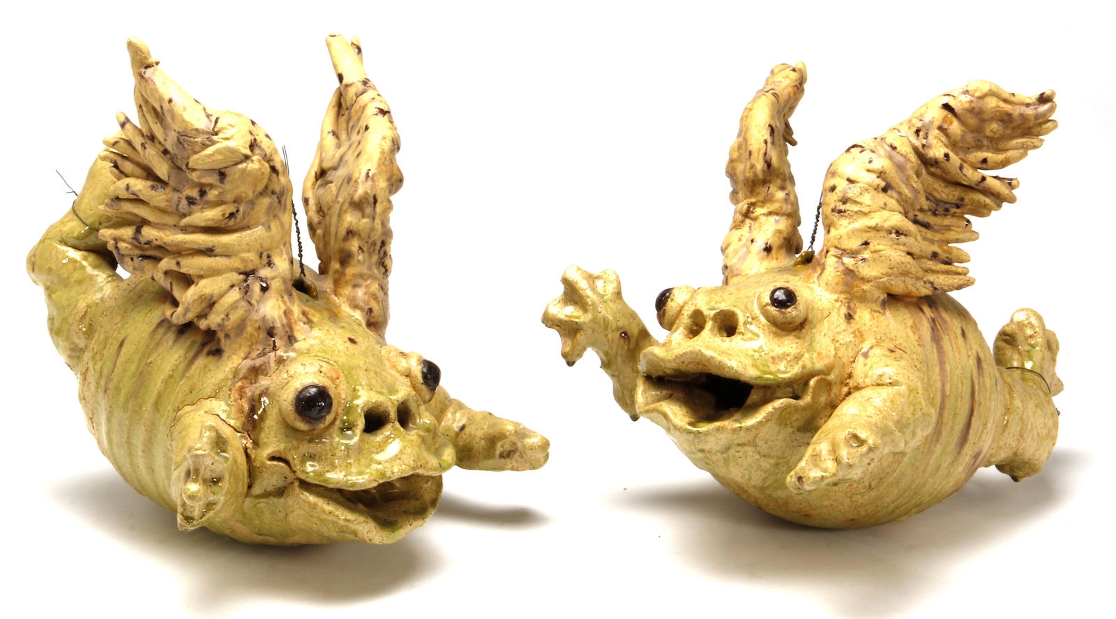 David Gilhooly | Untitled (Angel Frogs) | MutualArt