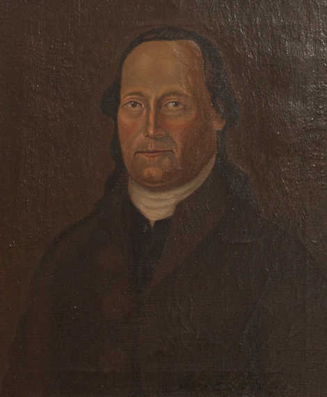 American School, 19th Century | Pair of Portraits of a man and woman in ...