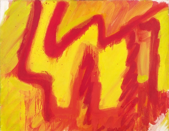 Josef Mikl | Red figure (1959) | MutualArt