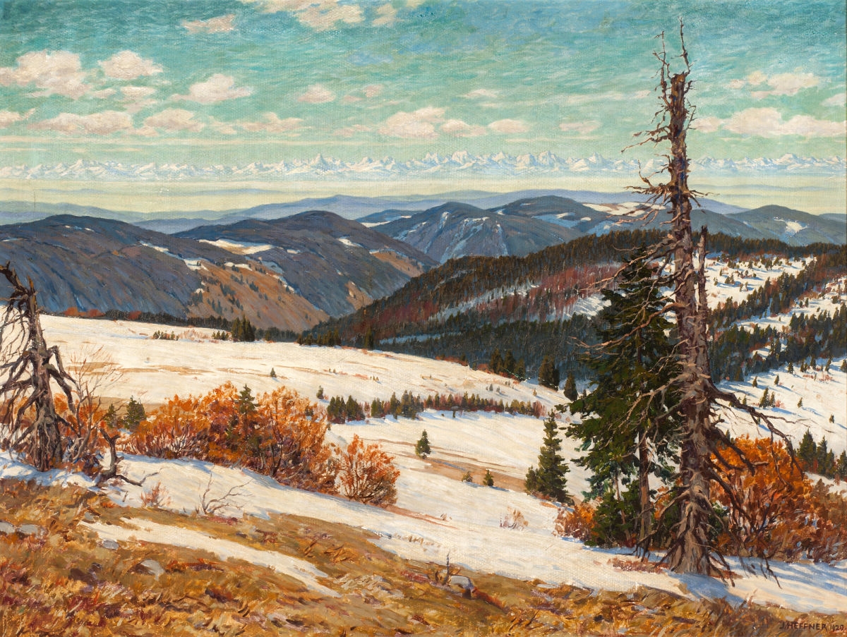 Julius Heffner | View from the Feldberg (1920) | MutualArt