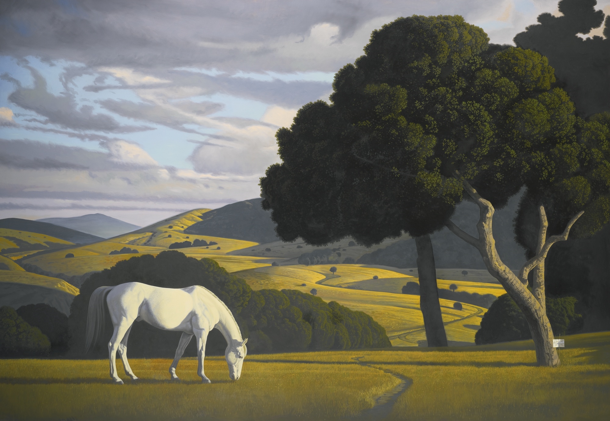 David Ligare | Landscape with Three Figures (1993 - 1994) | MutualArt