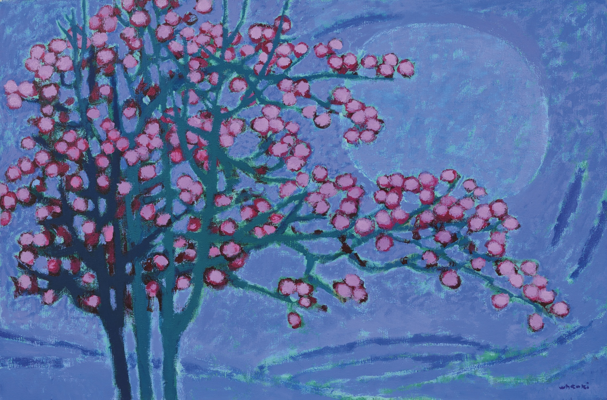 Whanki Kim | PLUM BLOSSOMS (1957 - 1959) | MutualArt